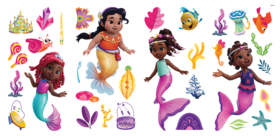 Disney Junior Ariel & Friends Wall Decals | RoomMates Décor