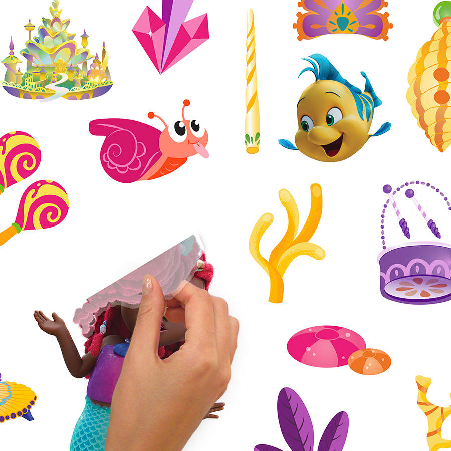 Disney Junior Ariel & Friends Wall Decals | RoomMates Décor