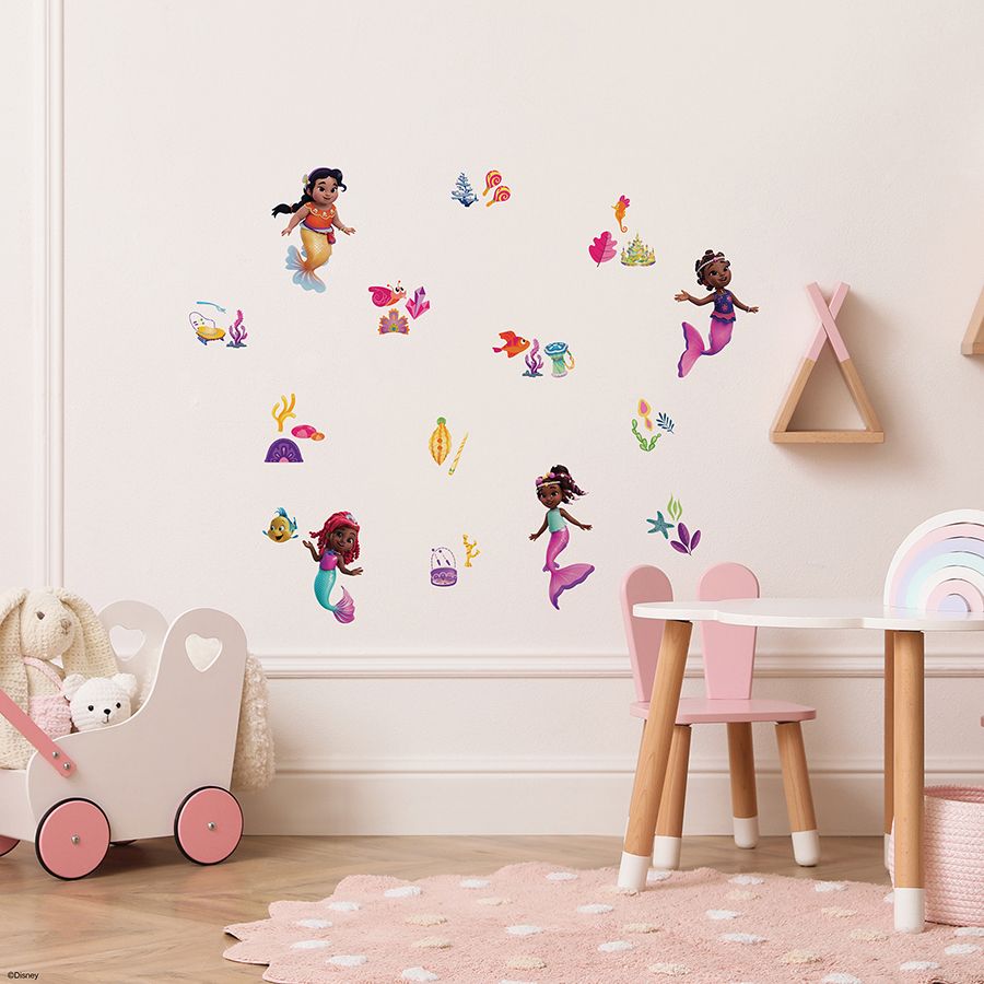 Disney Junior Ariel & Friends Wall Decals | RoomMates Décor
