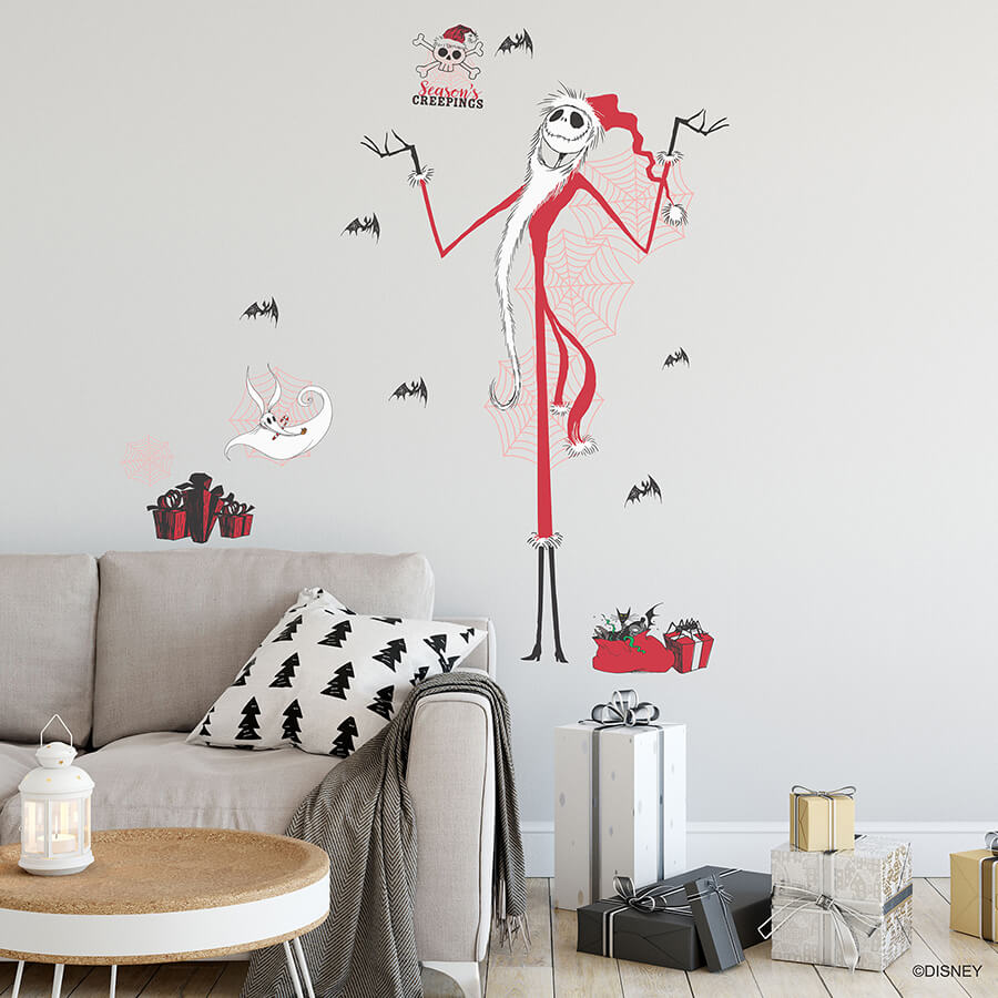 Disney Tim Burton's Nightmare Before Christmas Holiday Giant Wall ...