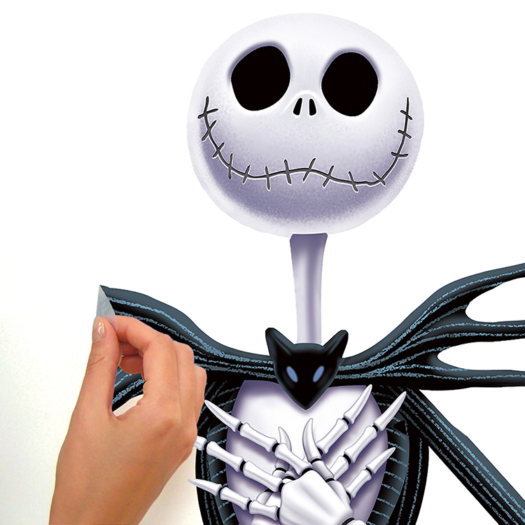 Disney Tim Burton's The Nightmare Before Christmas Jack Peel and Stick ...