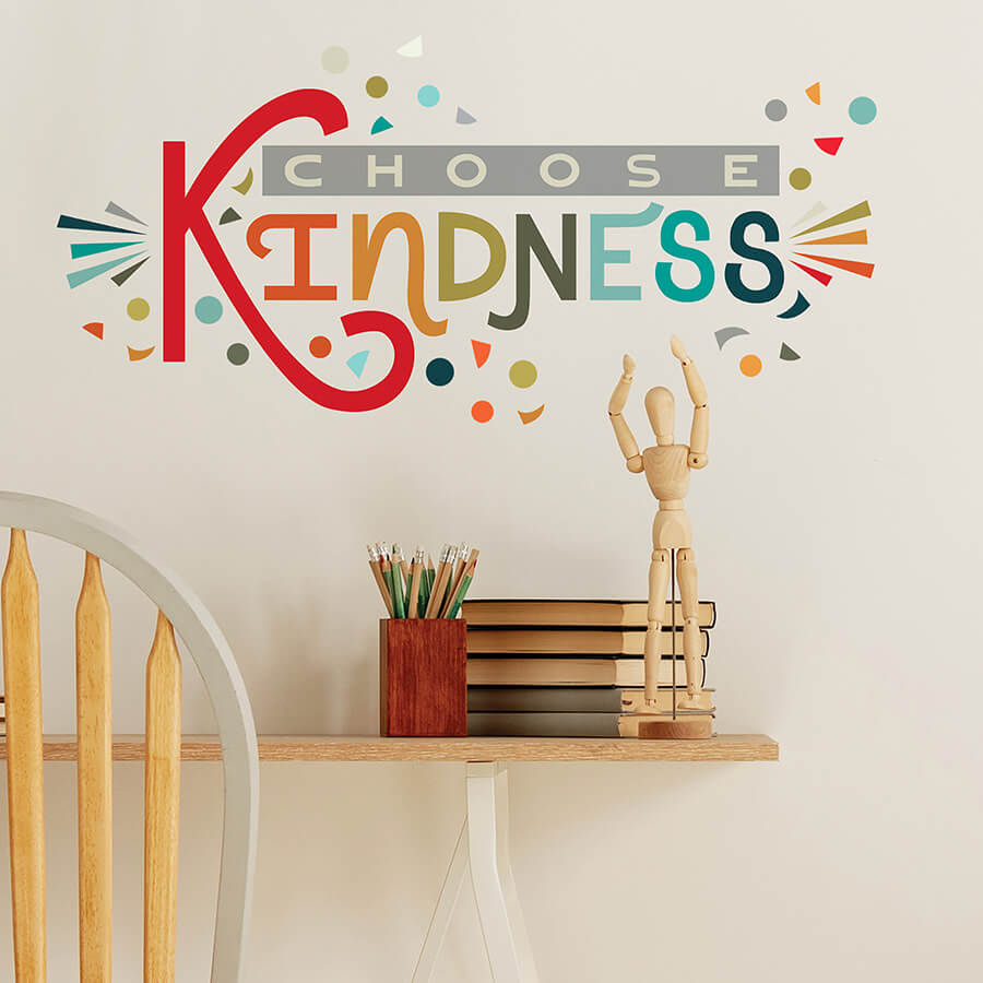 Rainbow Choose Kindness Giant Peel & Stick Wall Decal | RoomMates Décor