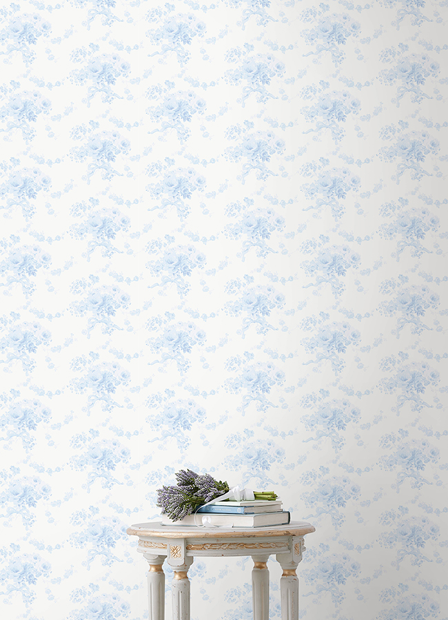 LFS6434 - Champagne Harbor Powdered Blue Peel and Stick Wallpaper - by ...