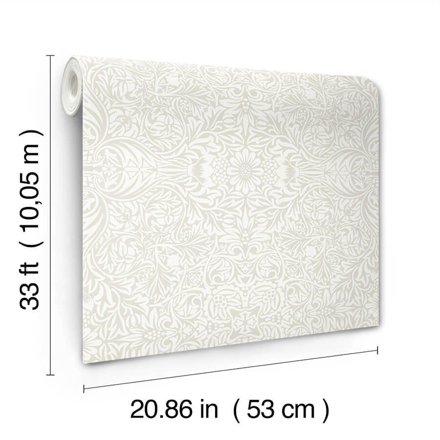 York Wallcoverings. 4171-82069 - Ceiling Dove Intricate Floral ...