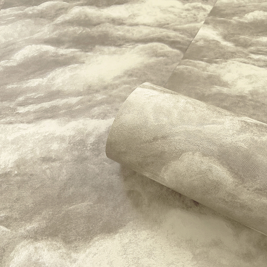 BG5707 - Nimbostratus Neutral Cloud Wallpaper - by Belgravia Decor