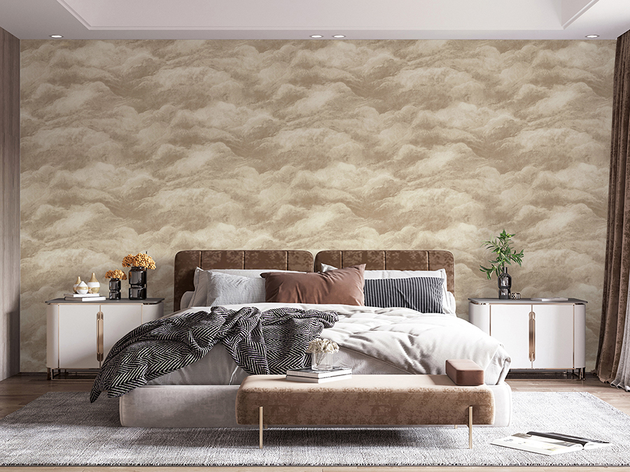BG5707 - Nimbostratus Neutral Cloud Wallpaper - by Belgravia Decor