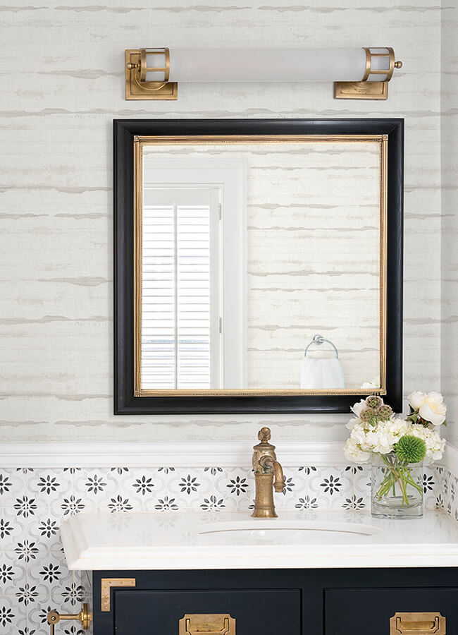 4172-27517 - Destin Dove Stripe Wallpaper - by A-Street Prints