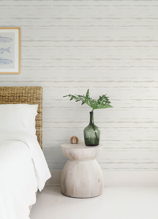 4172-27517 - Destin Dove Stripe Wallpaper - by A-Street Prints