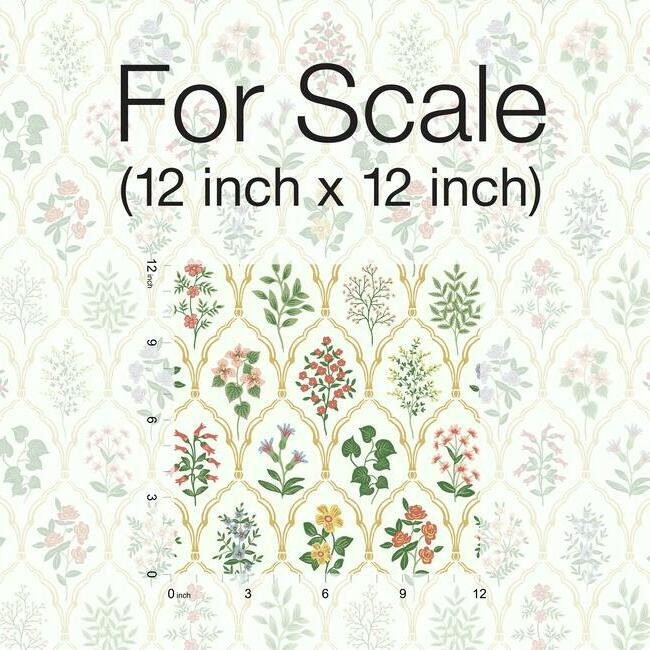 York Wallcoverings. Rose Multi Hawthorne Wallpaper | Rifle Paper Co.