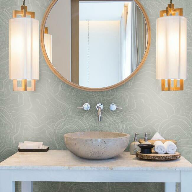 York Wallcoverings: Wallpaper Designed to Inspire. Grey Geodes ...