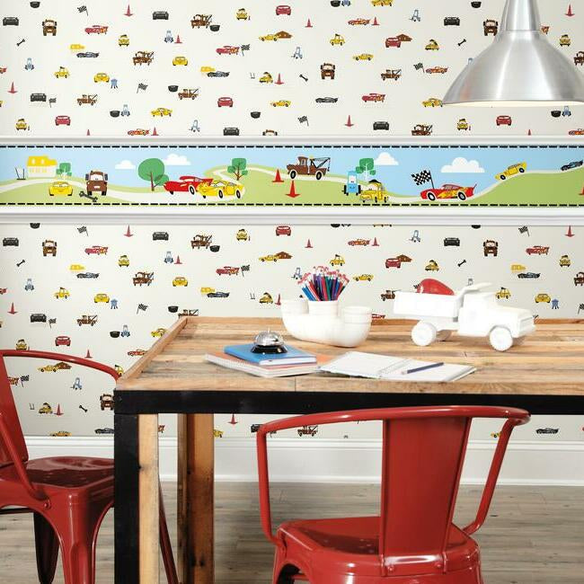 York Wallcoverings. Original Disney and Pixar Cars Wallpaper Border | York