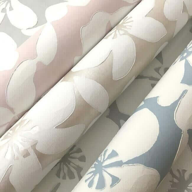 York Wallcoverings. Grey Free Spirit Wallpaper | Antonina Vella