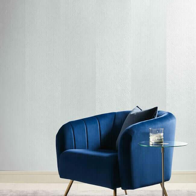 York Wallcoverings. White Etched Chevron Wallpaper | Antonina Vella
