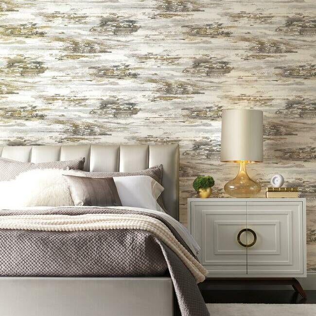 York Wallcoverings: Wallpaper Designed to Inspire. Black/Gold Birch ...