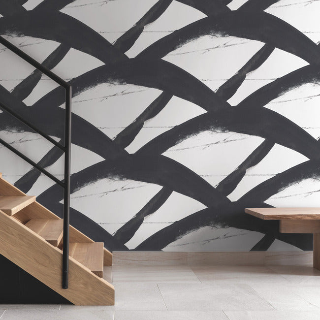 York Wallcoverings. Black Entanglement High Performance Wallpaper ...