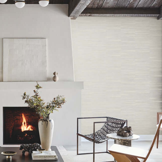 York Wallcoverings. Putty Line Stripe Wallpaper | York Wallcoverings