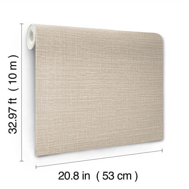 York Wallcoverings. Beige Scotland Tweed Wallpaper | York Wallcoverings