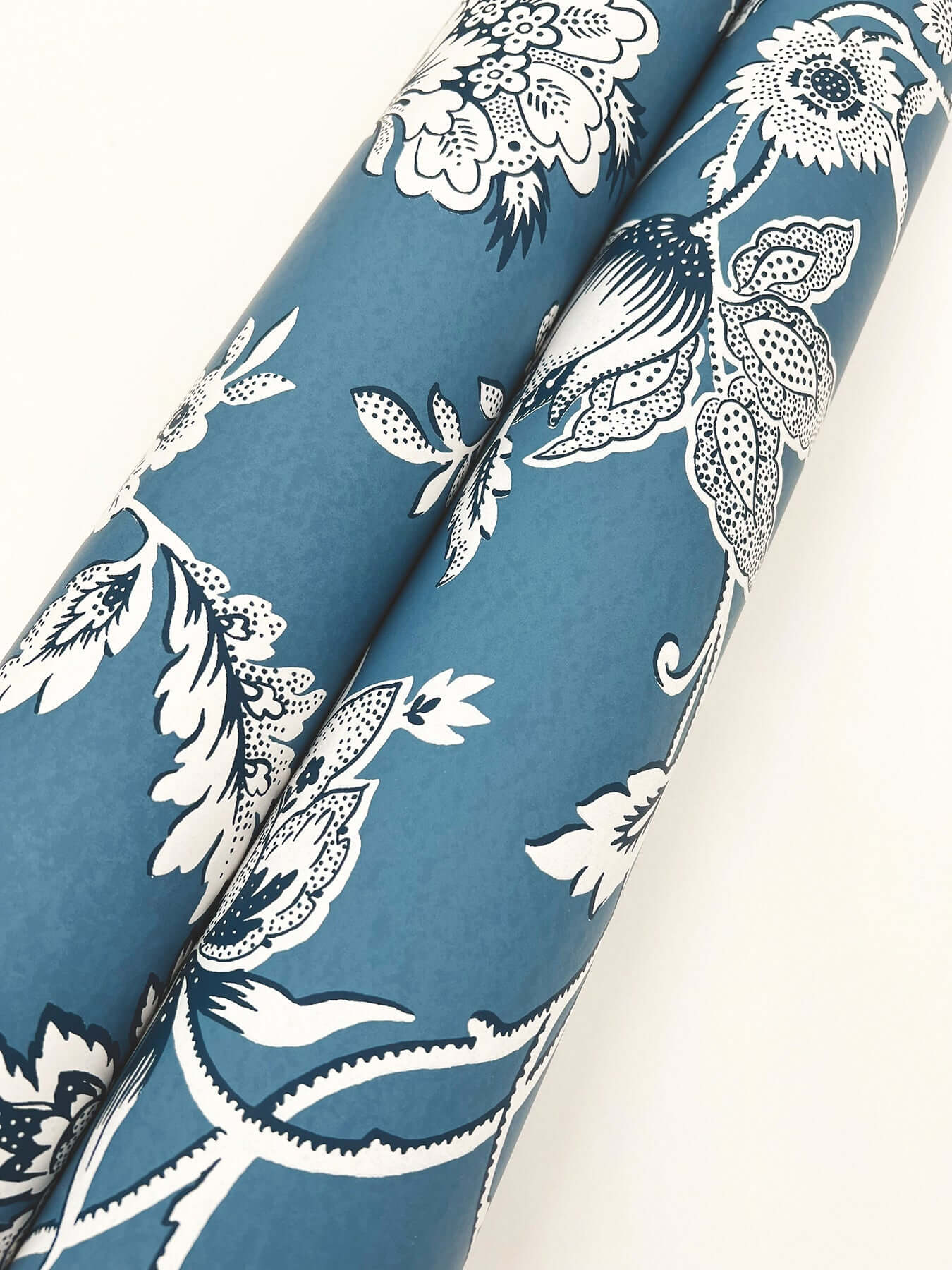 York Wallcoverings. Blue Sutton Wallpaper | York Wallcoverings