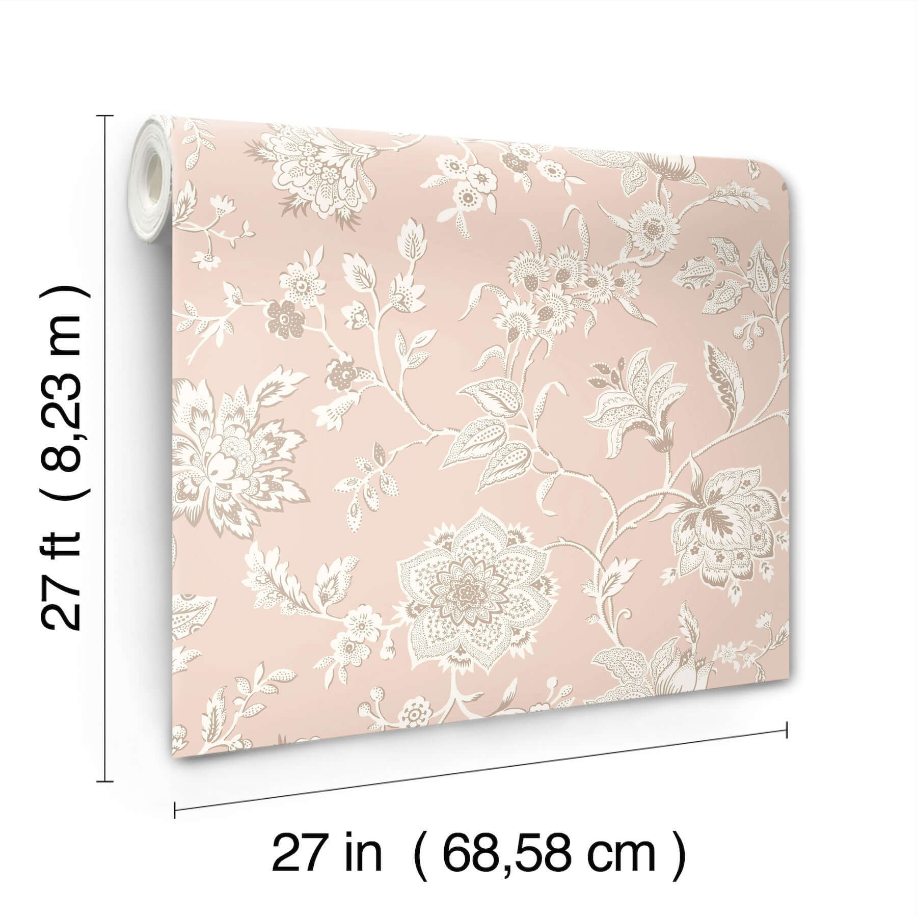 York Wallcoverings. Blush Sutton Wallpaper | York Wallcoverings