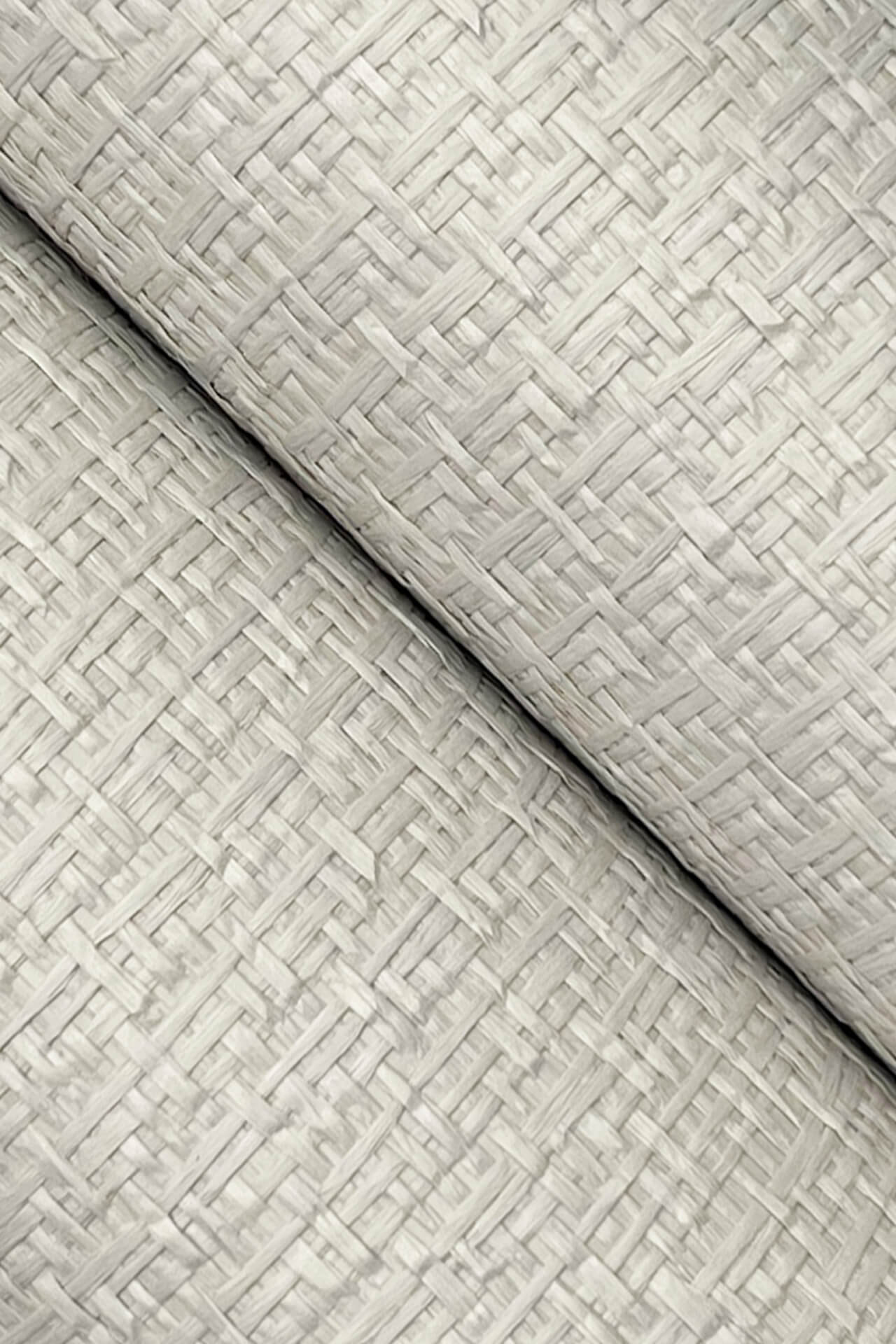 York Wallcoverings. Pale Grey Tatami Weave Wallpaper | Ronald Redding ...