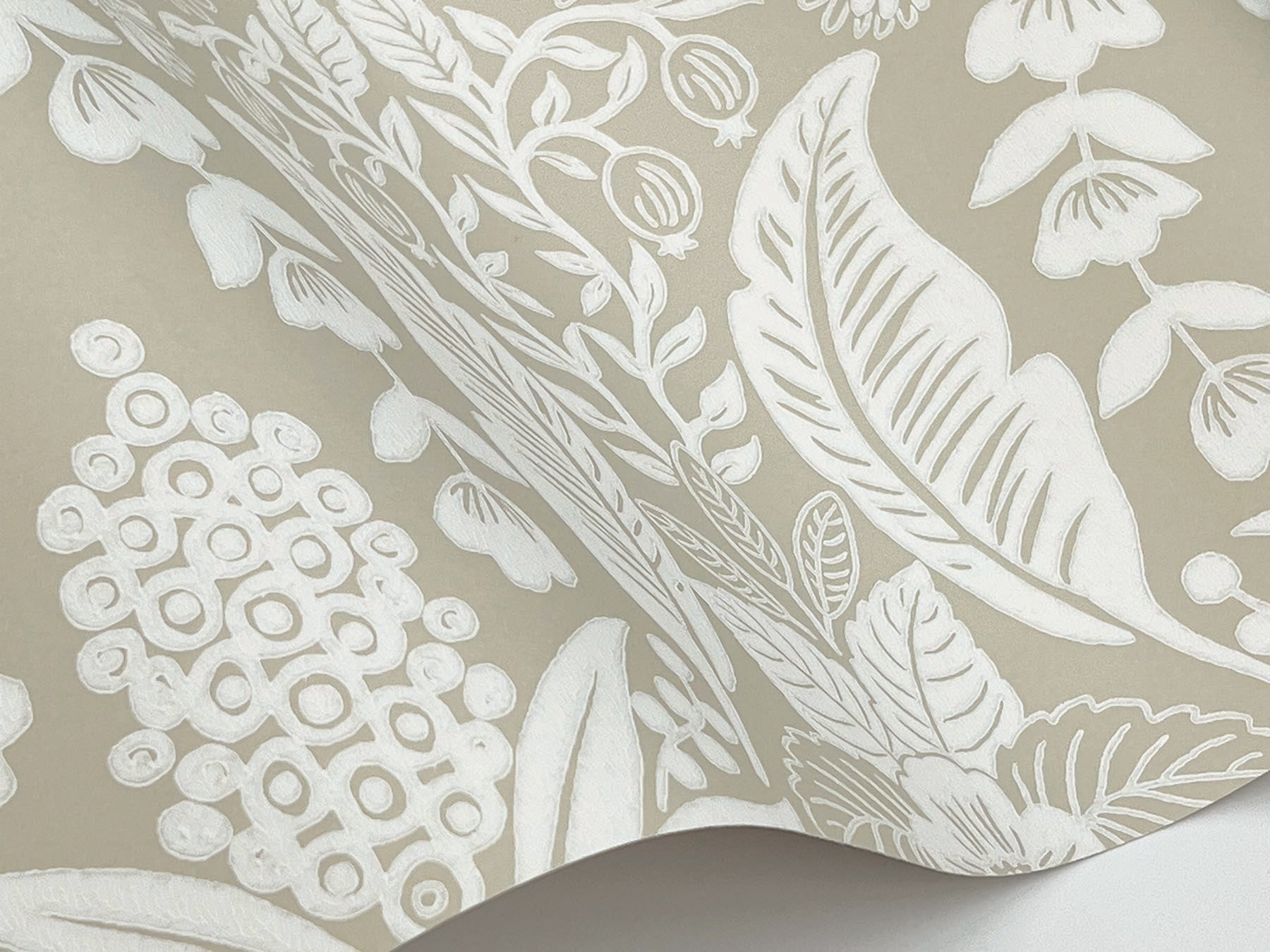York Wallcoverings. Linen Pineapple Damask Wallpaper | Rifle Paper Co.