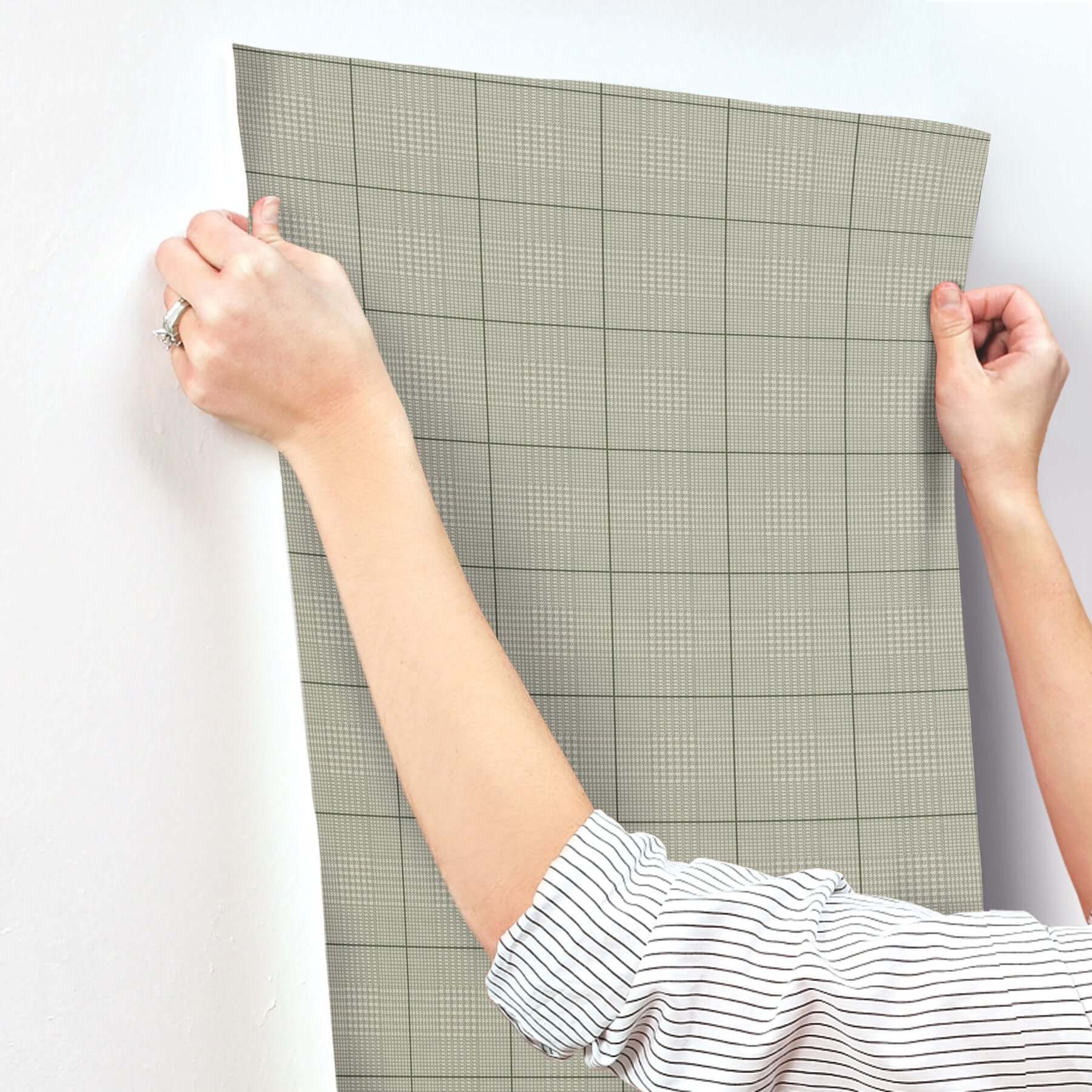 York Wallcoverings. Green Windsor Wallpaper | York