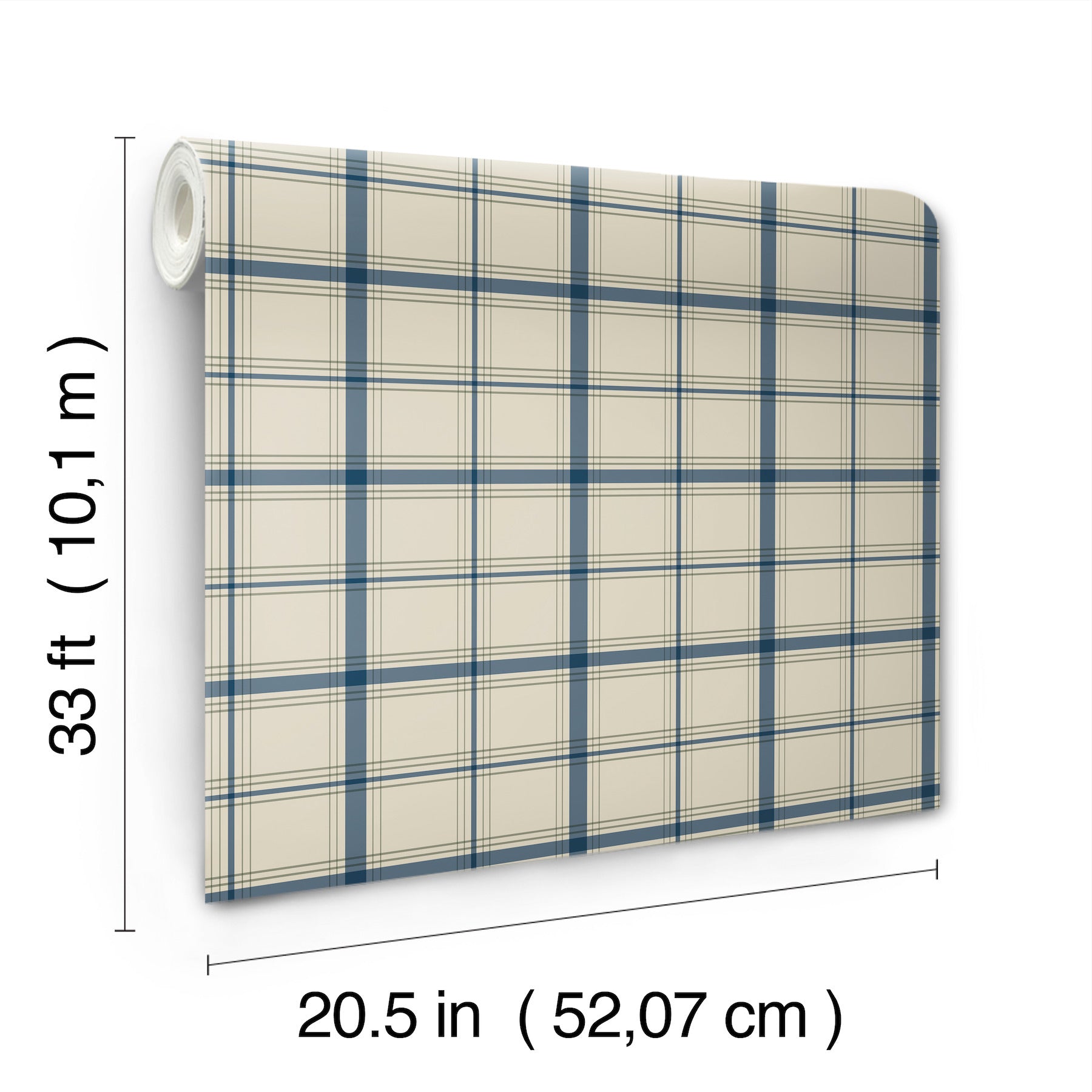 York Wallcoverings. Blue Hunter Wallpaper | York