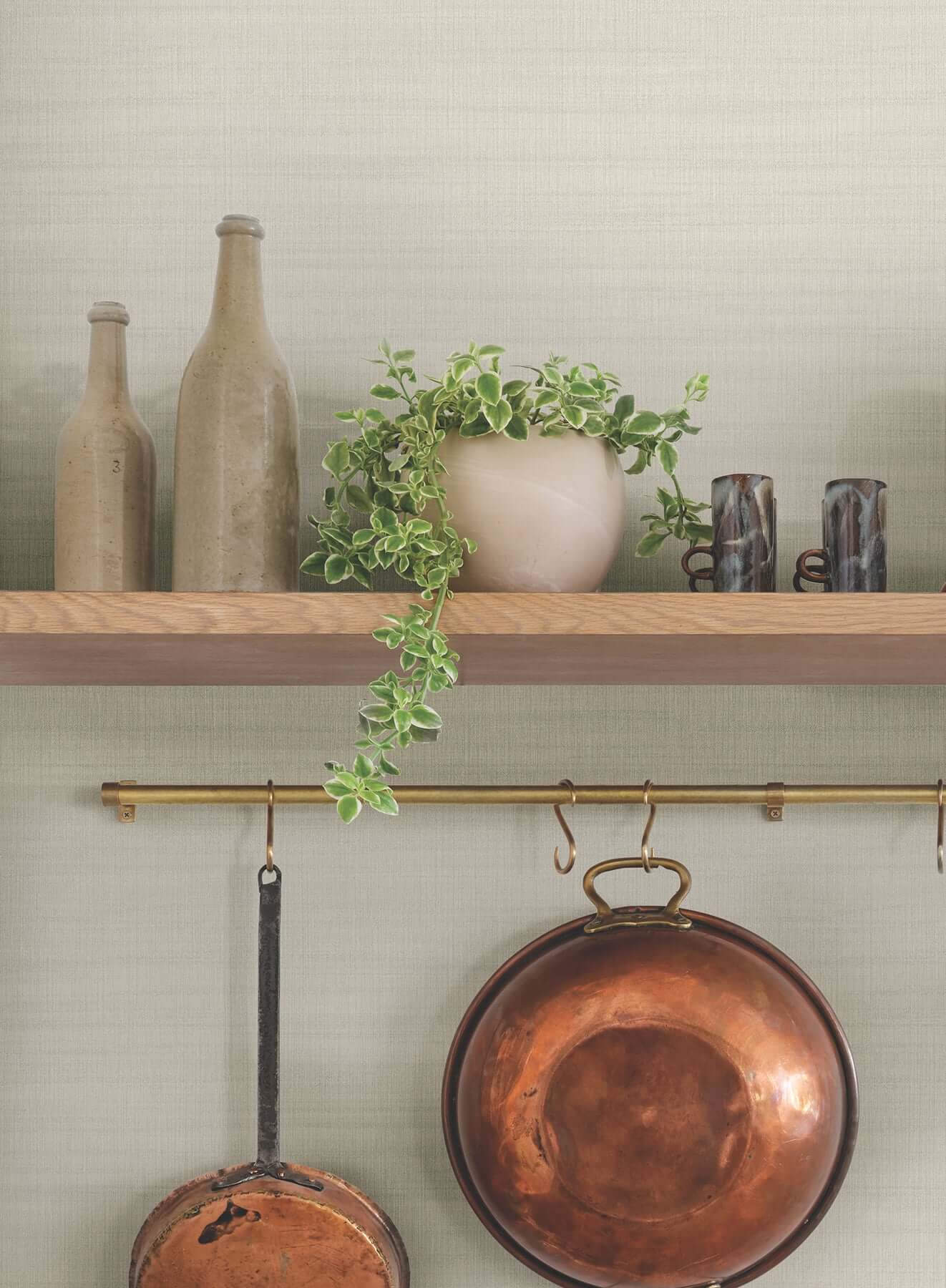York Wallcoverings. Cotton Washed Linen Wallpaper | York