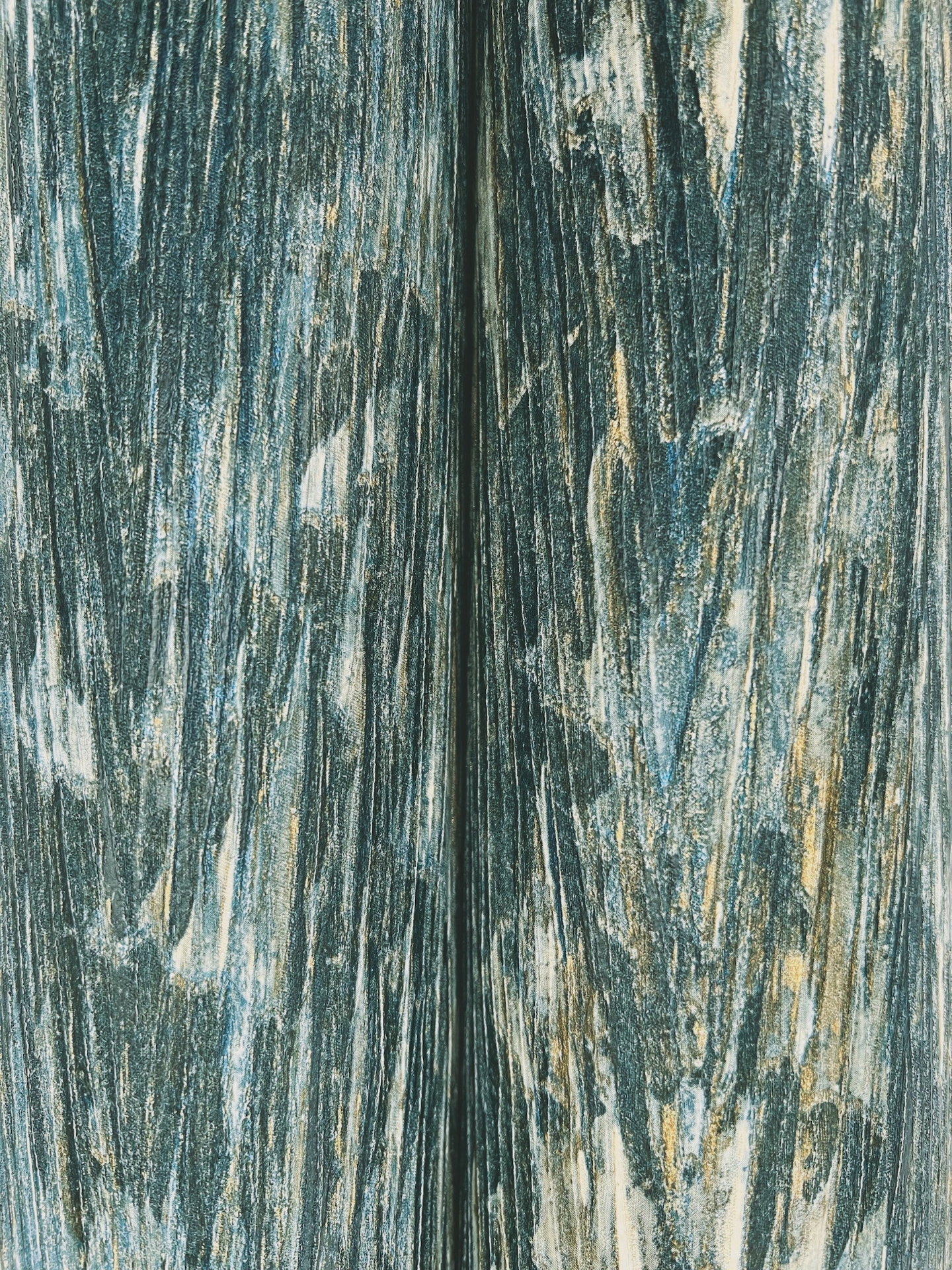York Wallcoverings. Teal Gilded Plume Wallpaper | York