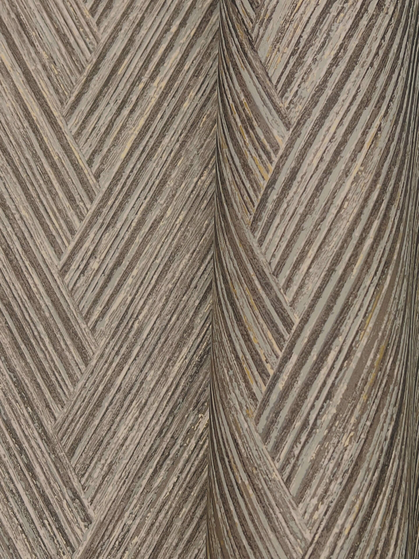 York Wallcoverings. Charcoal Thatched Chevron Wallpaper | York