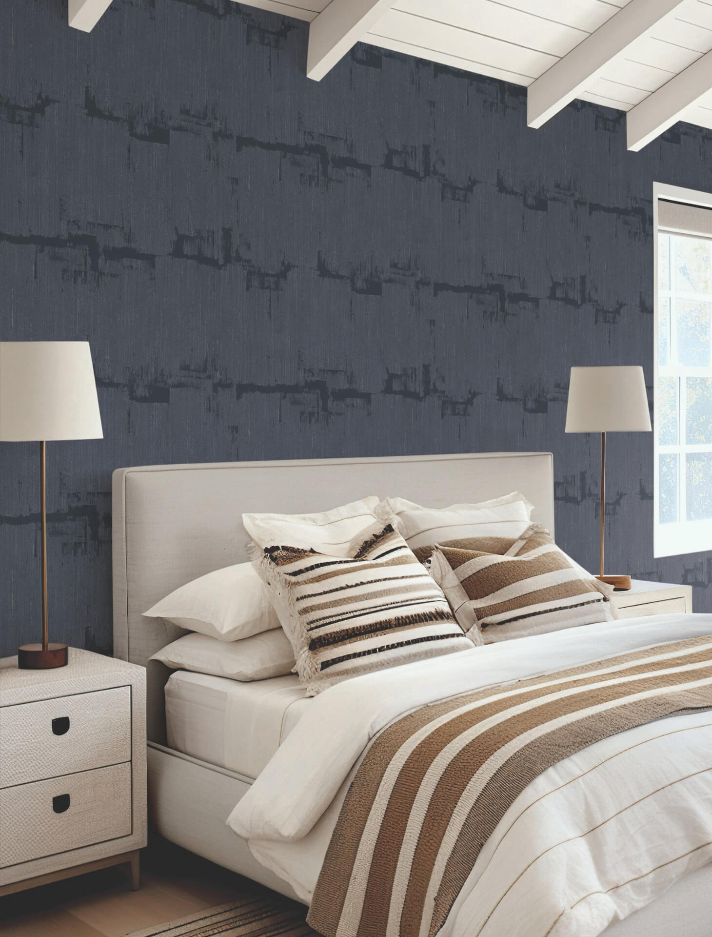 York Wallcoverings. Night Sky Rhythm and Rhyme Wallpaper | York