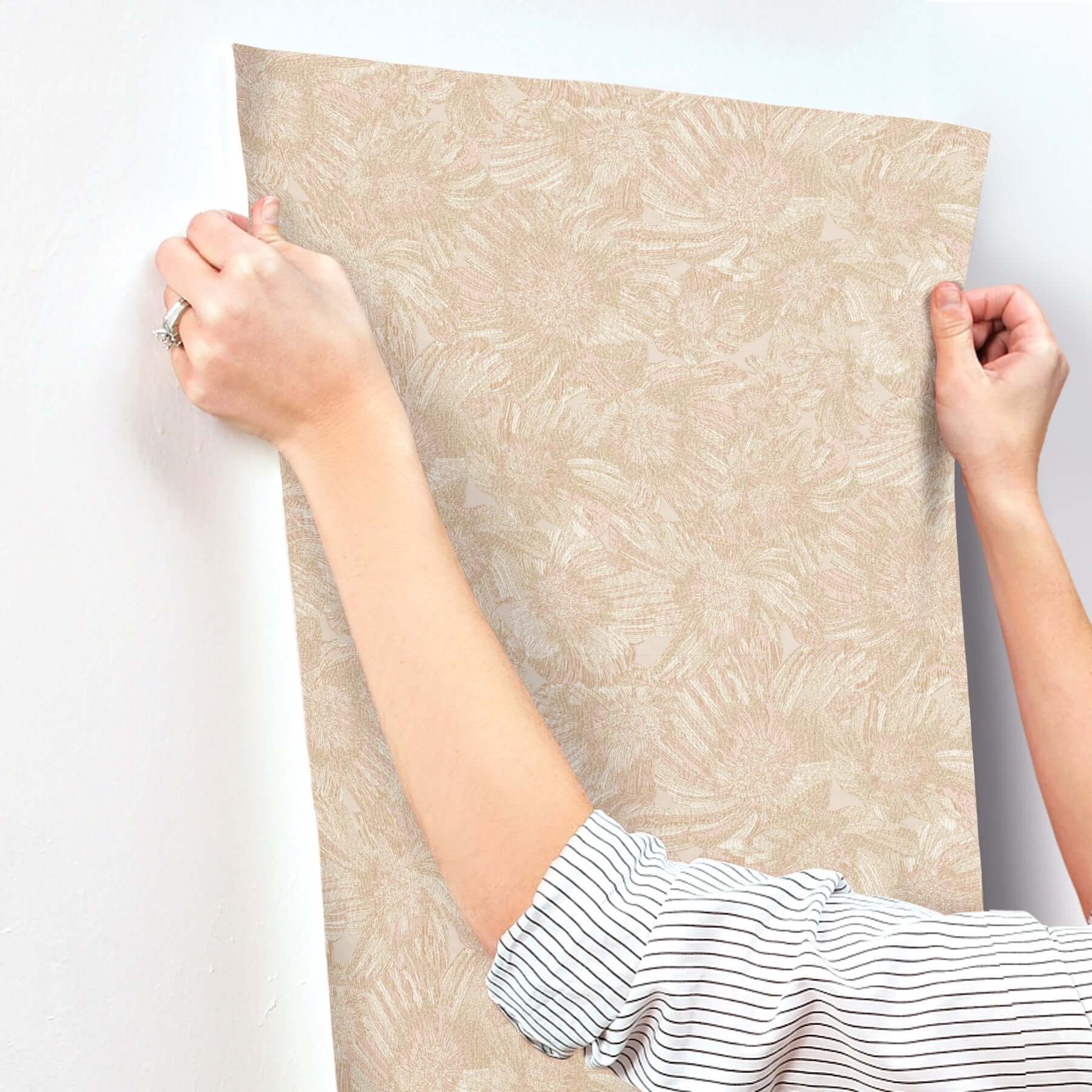 York Wallcoverings. Blush Anemoni Wallpaper | Missoni