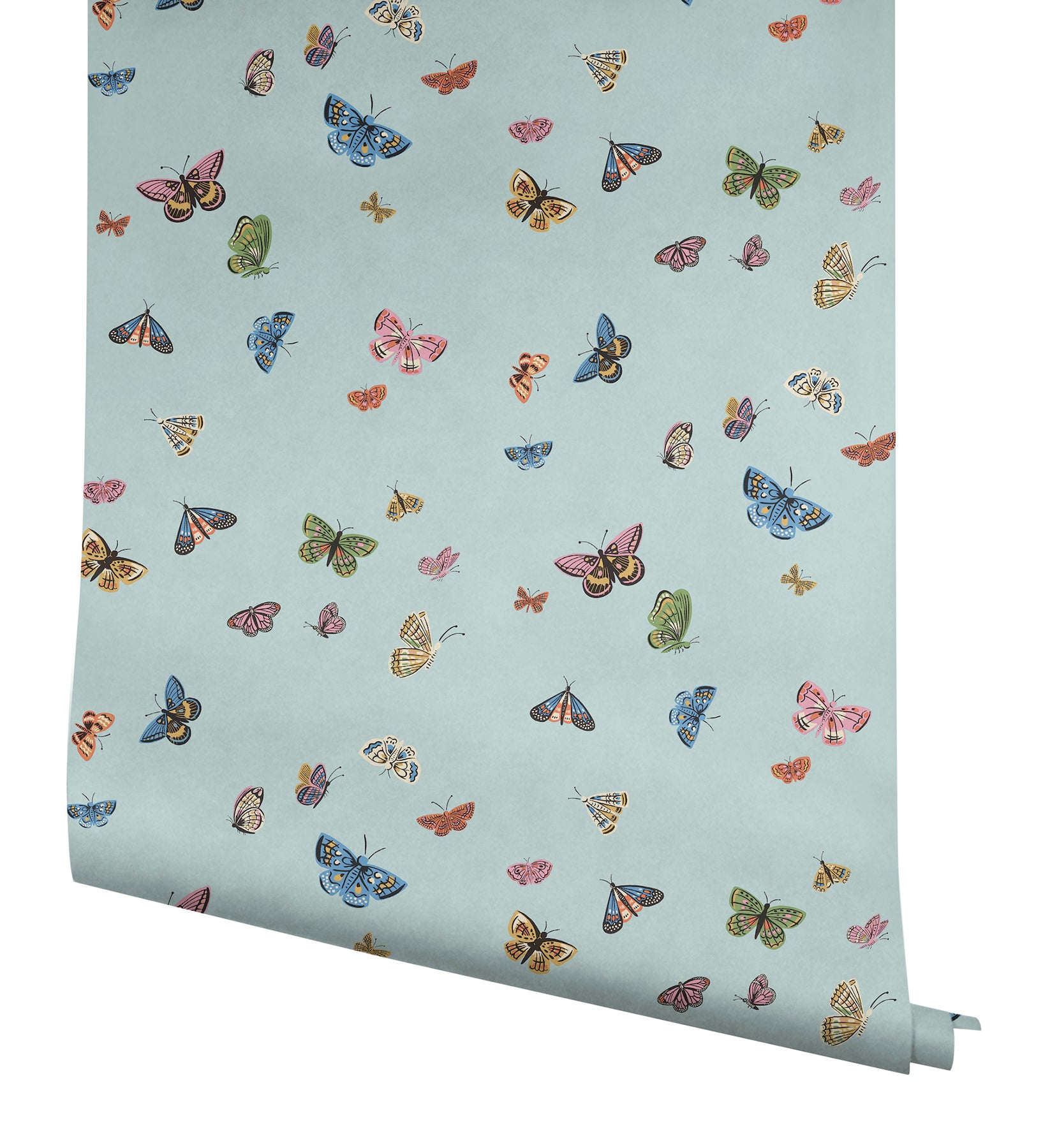 York Wallcoverings: Wallpaper Designed to Inspire. Light Blue Butterfly ...