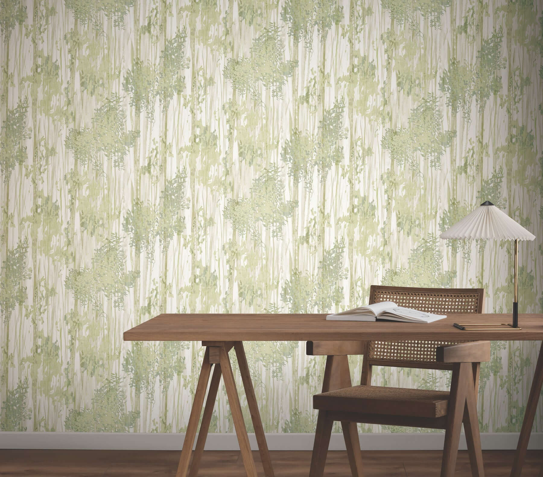 York Wallcoverings. Green Aspen Grove Wallpaper | York Wallcoverings