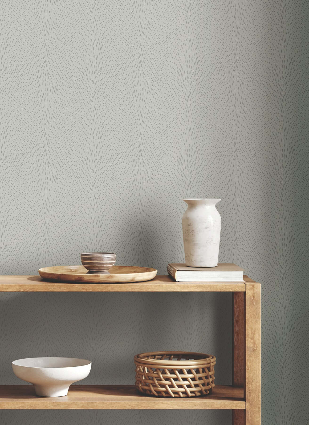 York Wallcoverings. Grey Dew Drop Wallpaper | York Wallcoverings