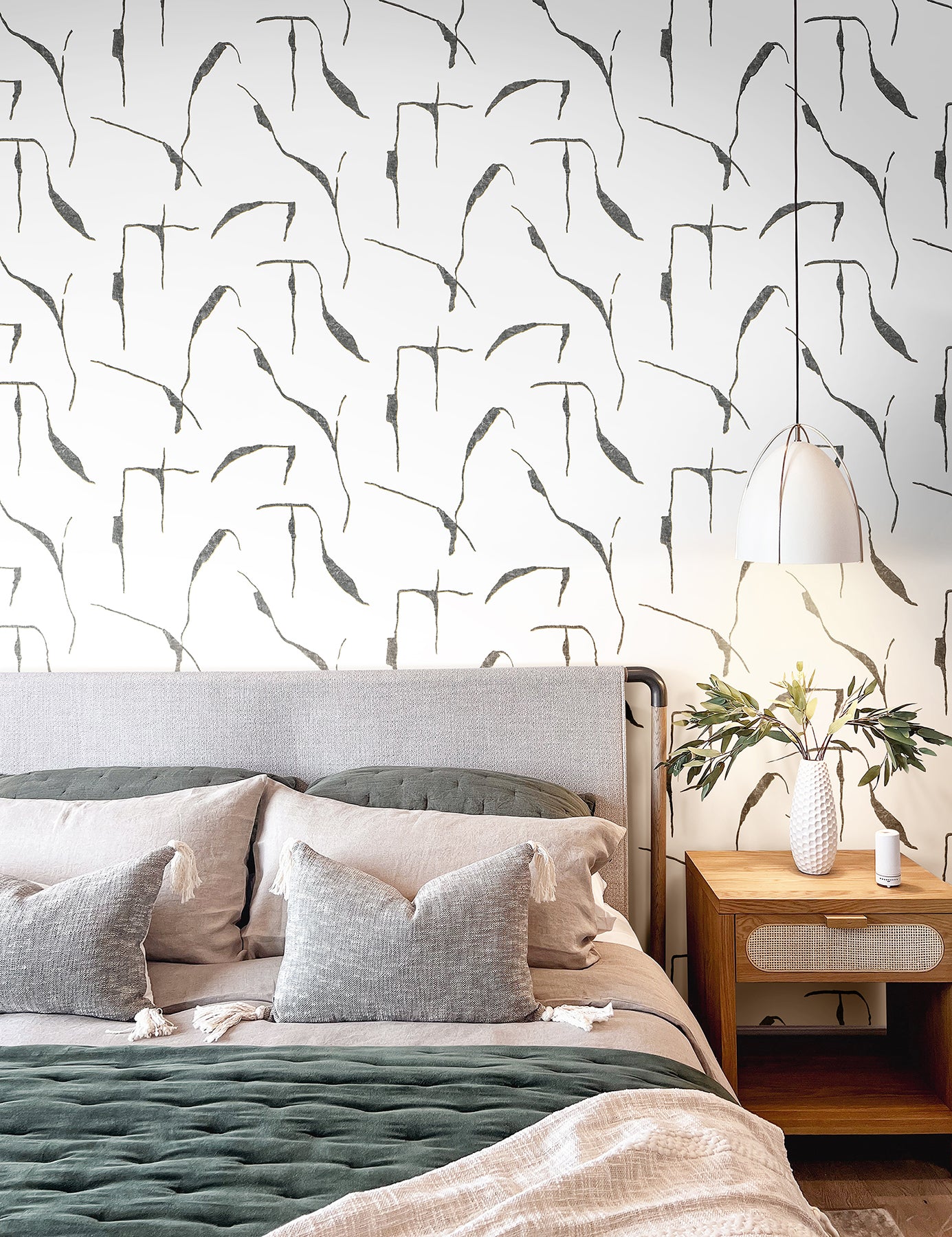 York Wallcoverings. Black & Gold Ivory Coast Wallpaper | Nikki Chu