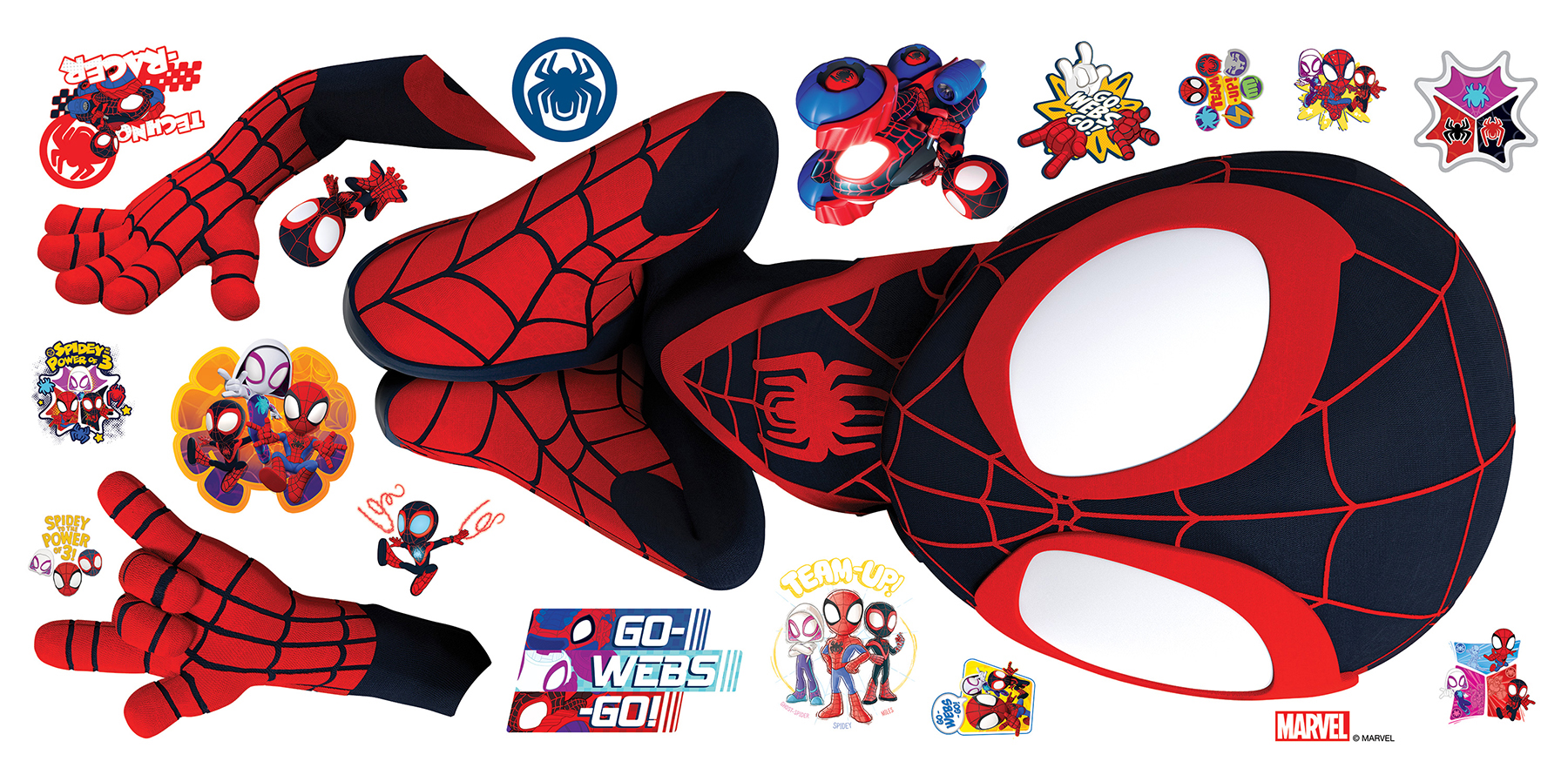 Marvel's Spidey And His Amazing Friends: Spin Wall Decals