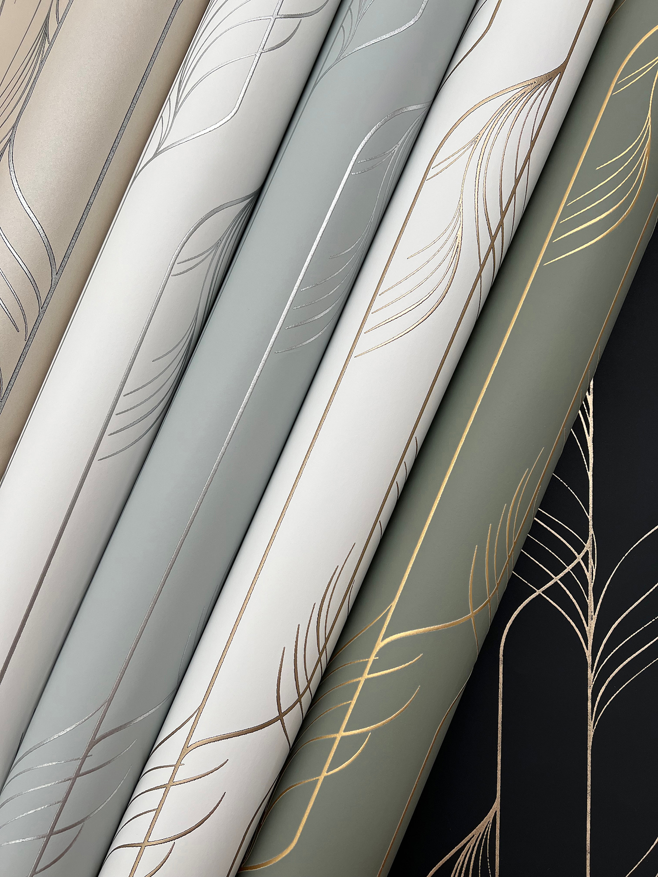 York Wallcoverings. White & Silver Elemental Thread Wallpaper | Candice ...