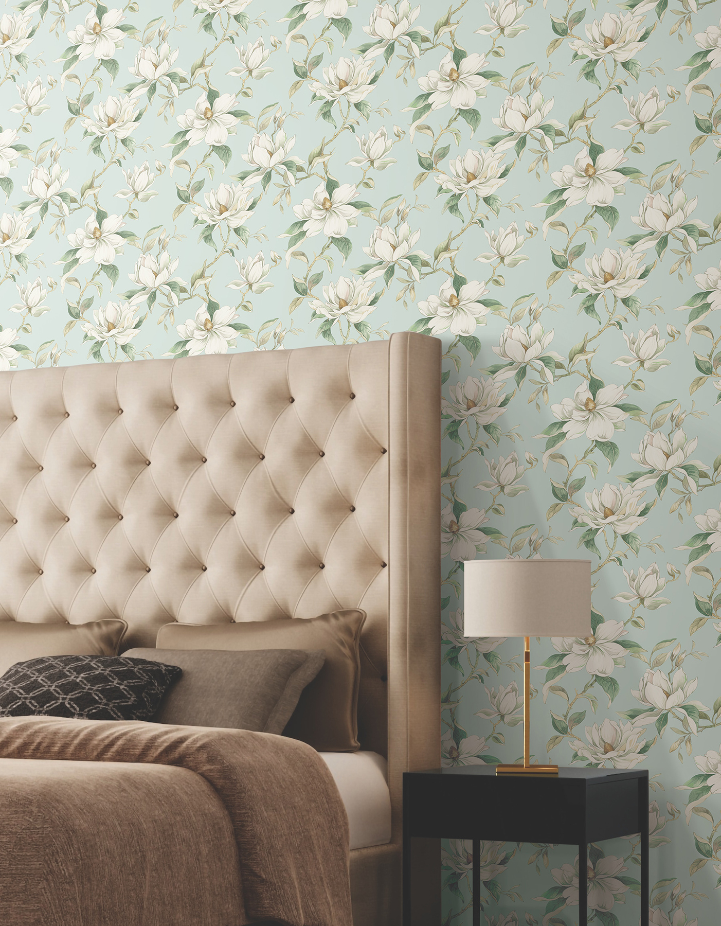 York Wallcoverings: Wallpaper Designed to Inspire. Spa Garden Jewels Wallpaper | Candice Olson