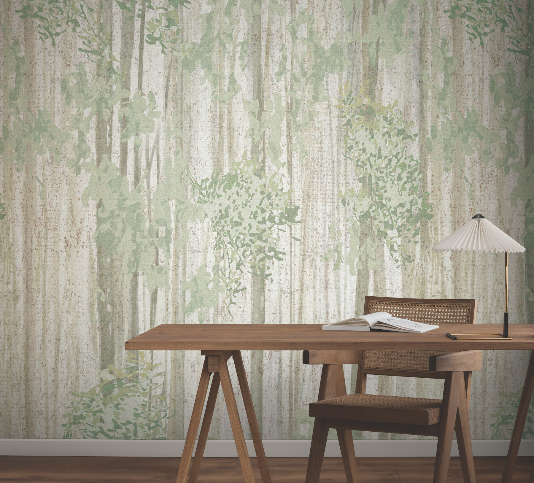 York Wallcoverings. Aspen Grove Forest Mural