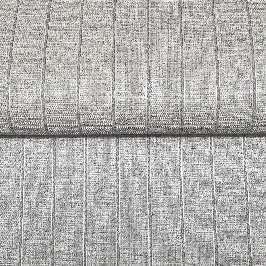 York Wallcoverings. SI26127 - Cording Stripe Dove Grey Wallpaper - by ...