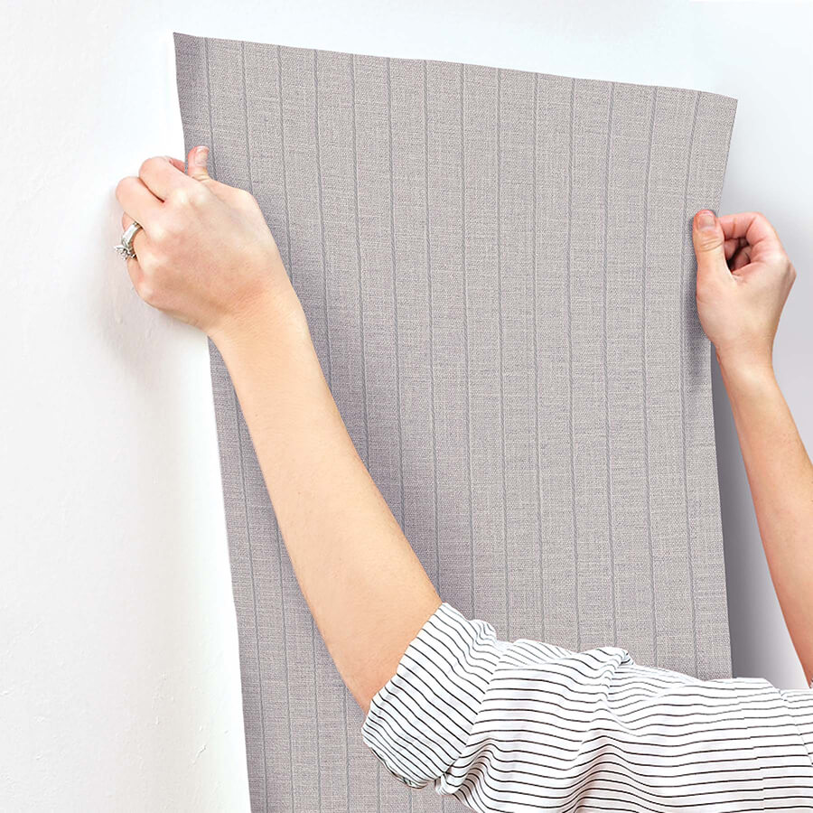 York Wallcoverings. SI26127 - Cording Stripe Dove Grey Wallpaper - by ...