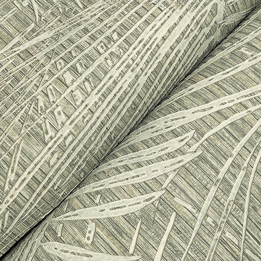 York Wallcoverings. SI50612 - Della Palm Dark Taupe Wallpaper - by York ...