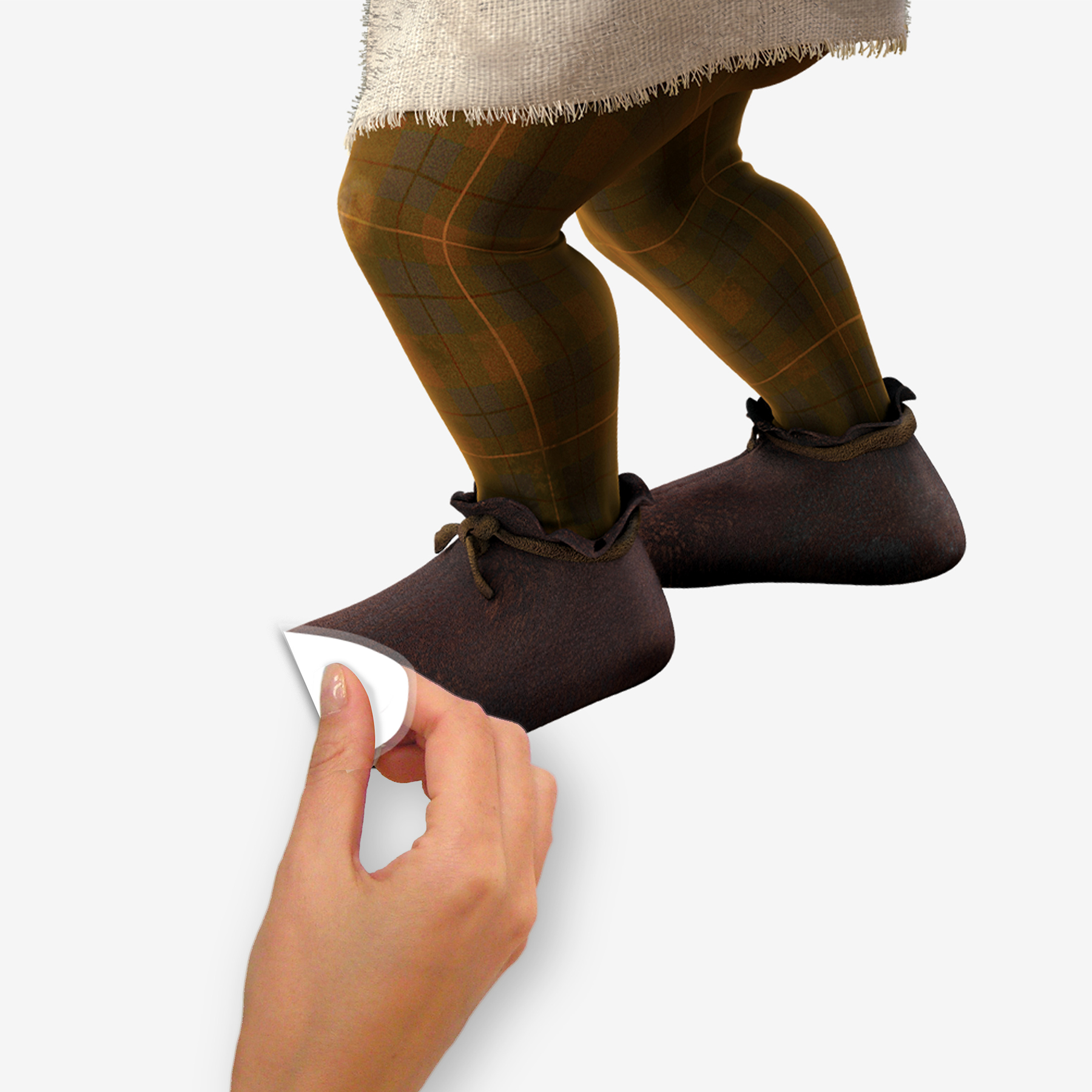 RMDM5561 - Shrek and Donkey Green Wall Decals - by RoomMates