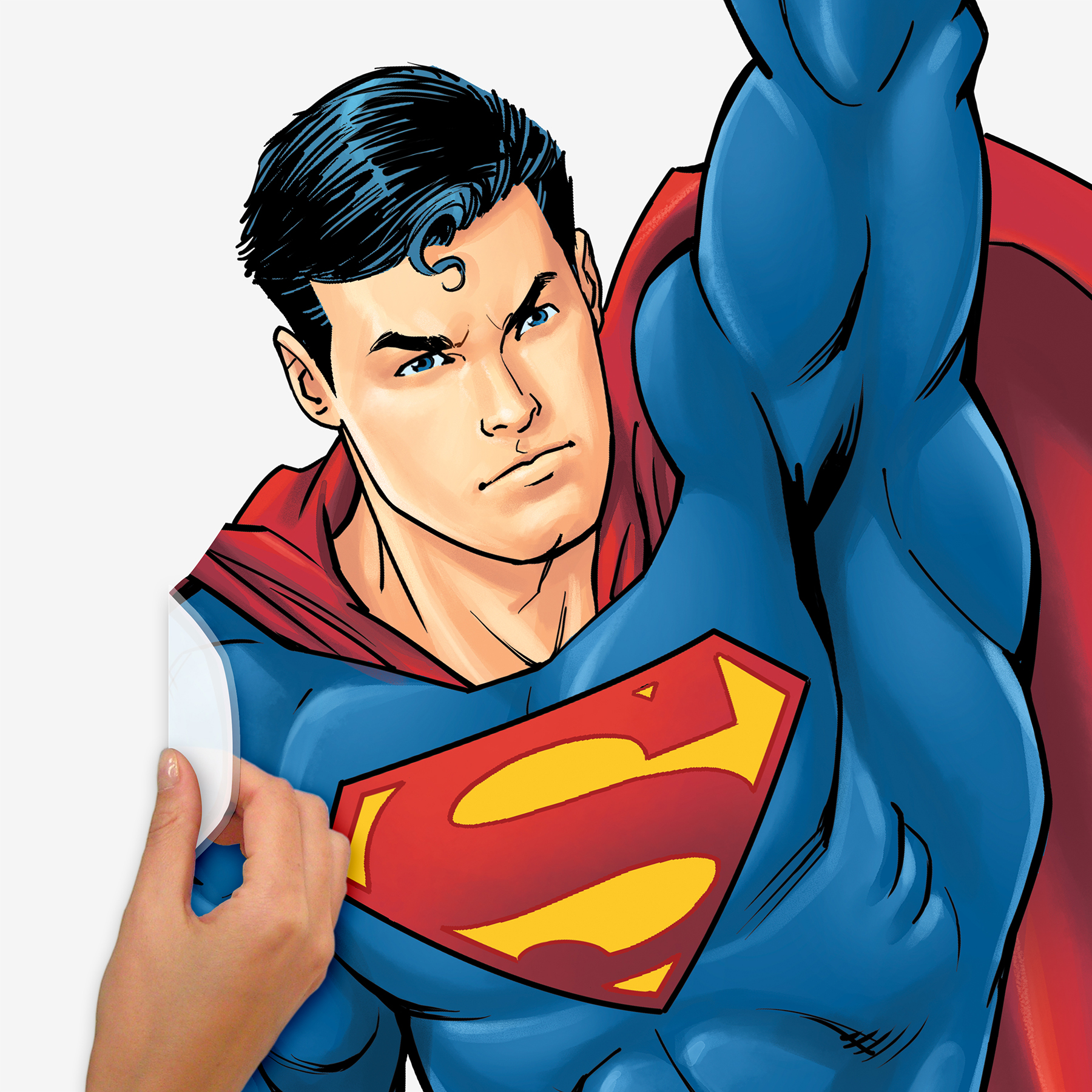 RMK5564GM - Superman Global Hero Peel and Stick Blue Wall Decals - by ...