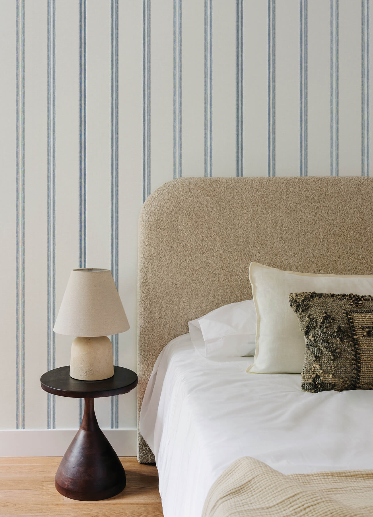 York Wallcoverings. 4169-13075 - Johnny Blue Stripes Wallpaper - by ...
