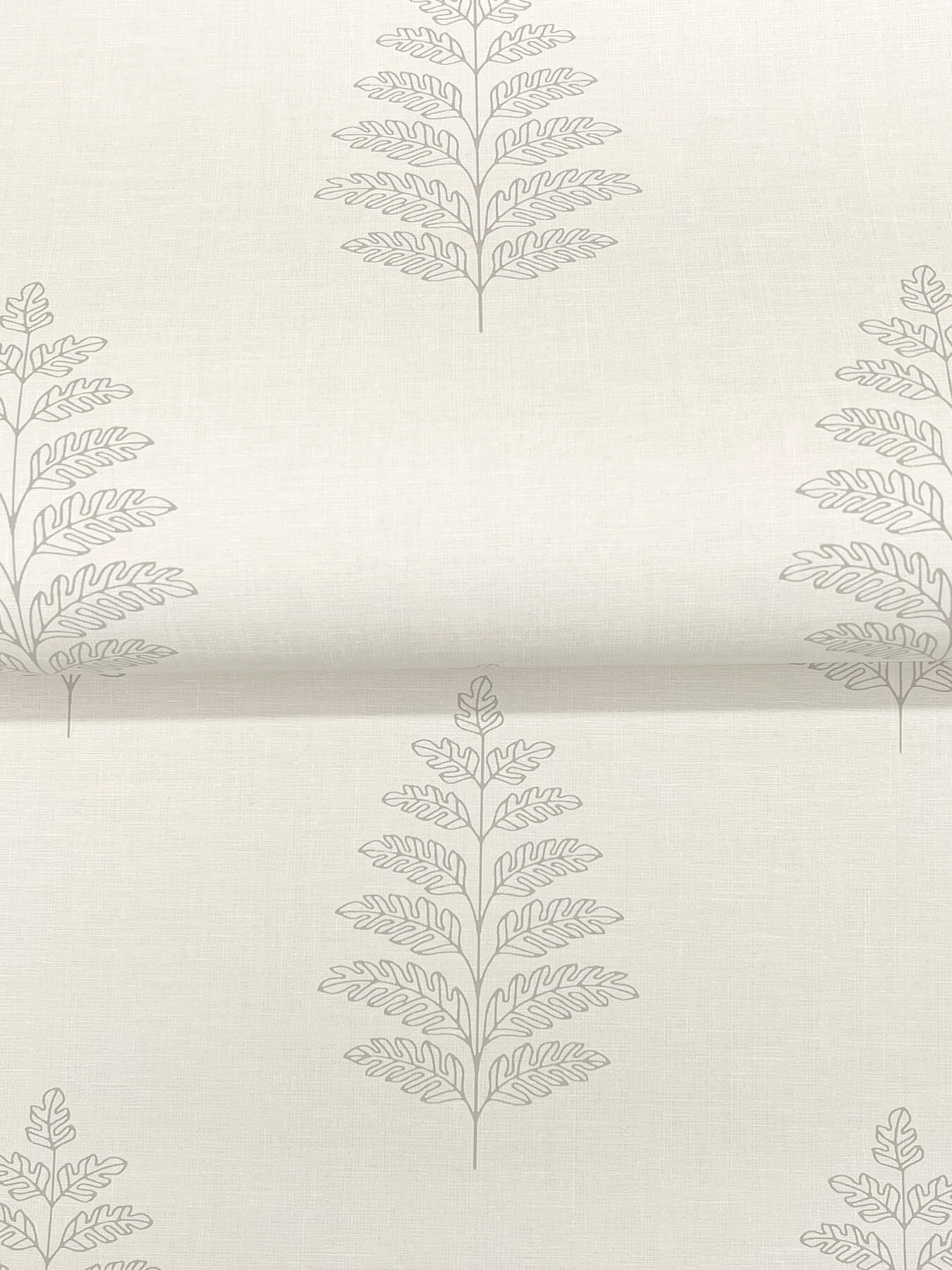 York Wallcoverings. 4169-83125 - Frond Cream Leaf Wallpaper - by Chesapeake