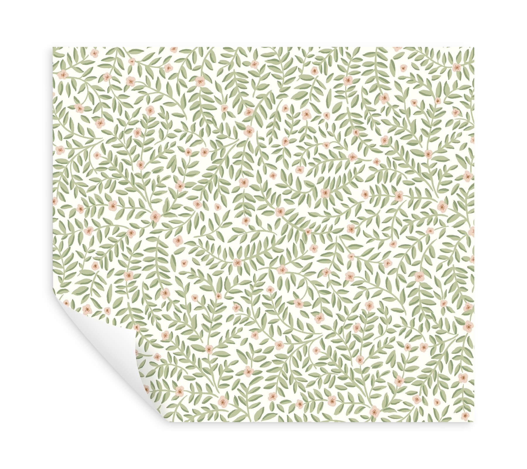 York Wallcoverings. PSW1673RL - Elodie Cream Petite Floral Premium Peel ...