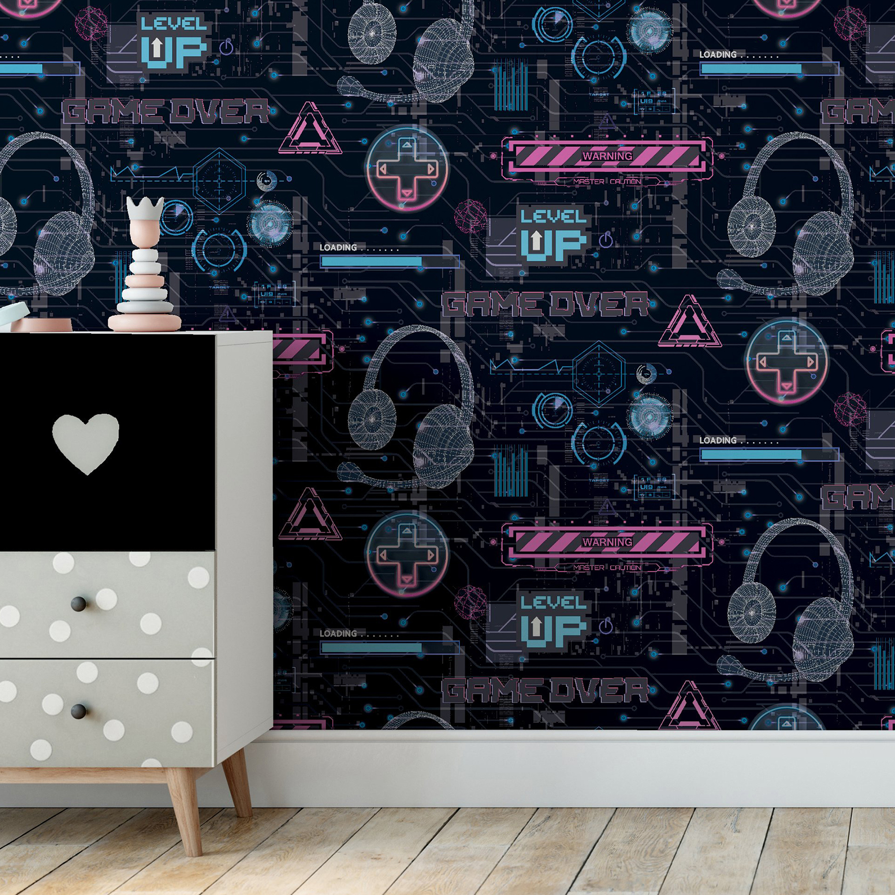 AH923803 - Casper Pink Gamer Wallpaper - by Arthouse