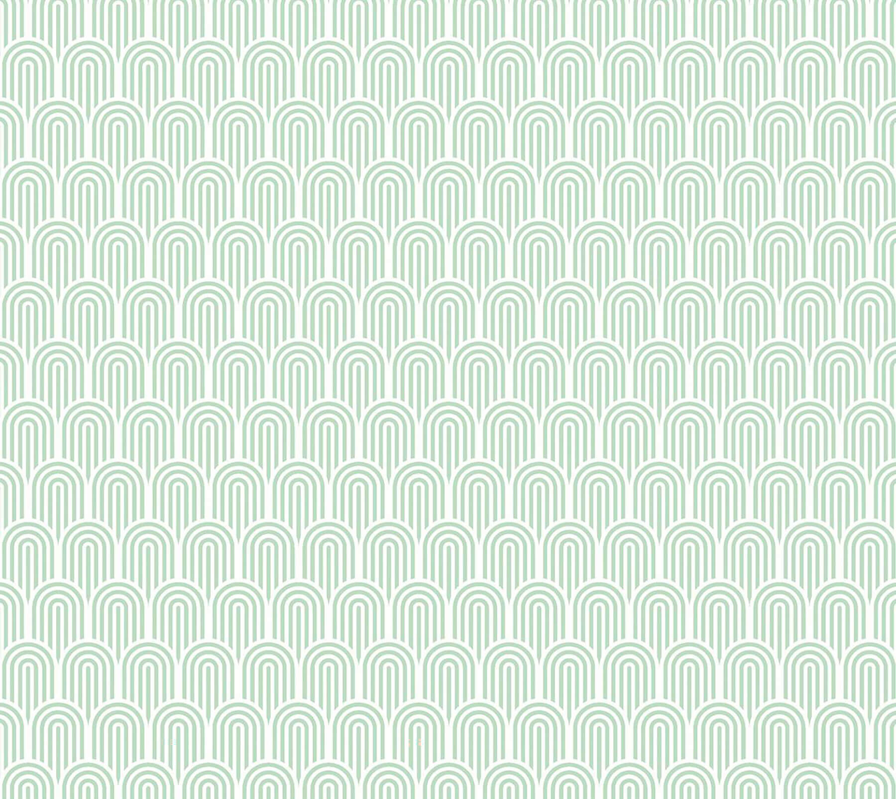 HWA1070PU - Retro Arch Mint Green Peel and Stick Wallpaper - by Hoopla ...